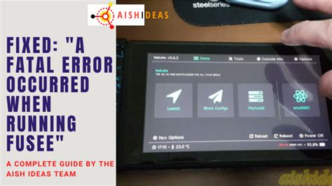 fixed a fatal error occurred when running fusee 4 ways aish