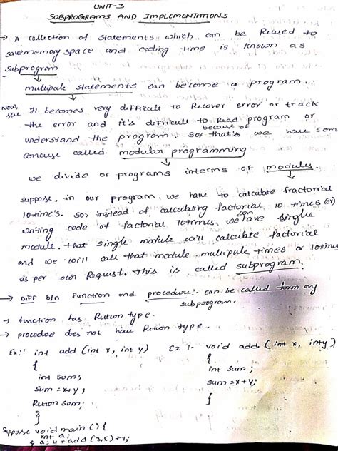 3rd Unit Ppl Notes Pdf