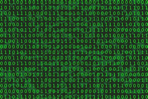 Premium Vector Program Datum Background Green Programming Binary