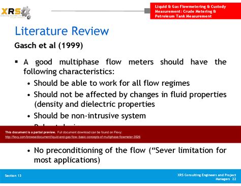 Liquid Gas Flow Basic Concepts Of Multiphase Flow Meter PPT Slide Deck