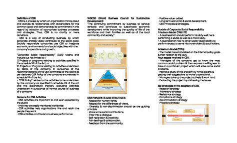 Csr Provide Informations About Csr Definition Of Csr Csr Is A Process By Which An