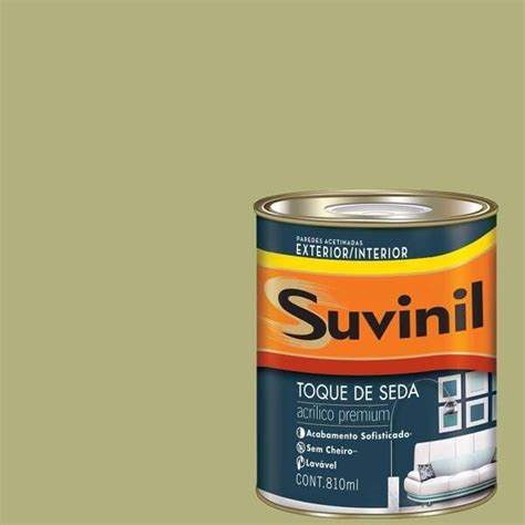 Tinta Acrílica Acetinada Suvinil Verdite 900ml Madeiramadeira