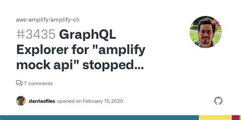 Graphql Explorer For Amplify Mock Api Stopped Working After Upgrading