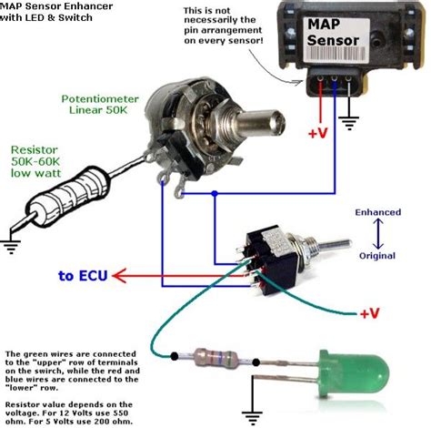 sensor enhancer with led and switch electronic circuit design electrical circuit diagram