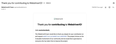 webdriverio testautomation opensource automation qa sdet