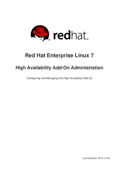 pdf red hat enterprise linux 7 high availability add on