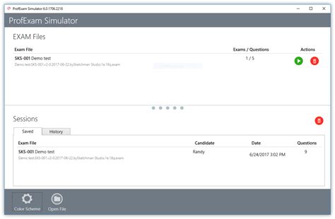 Profexam Simulator Exam Files