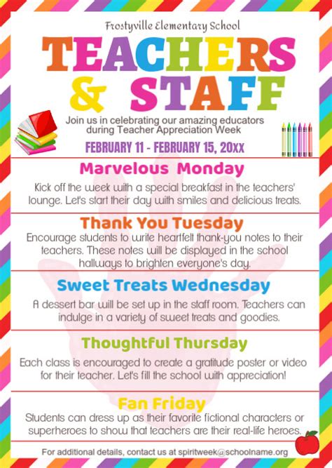 Teacher Appreciation Week Flyer Template Postermywall