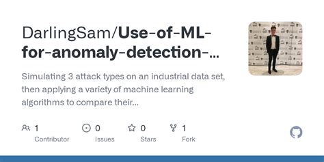 GitHub DarlingSam Use Of ML For Anomaly Detection In Industrial IoT
