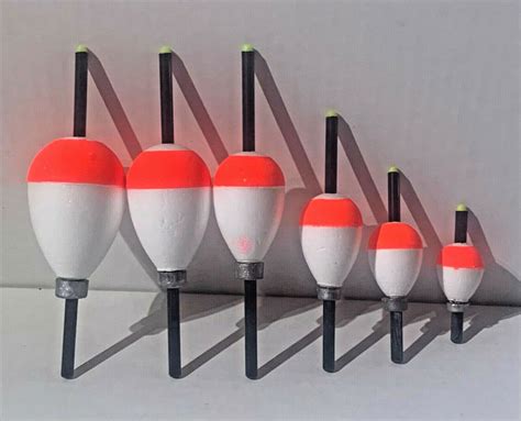Comal Tackle Pear Slip Stick Bobbers Weighted From 100 225 Redwh