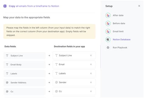 sync gmail to notion archive emails by date automatically bardeen