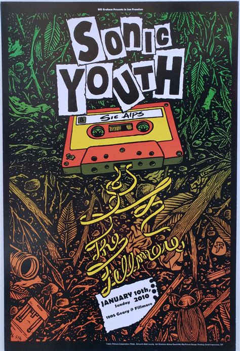 Sonic Youth Concert Poster