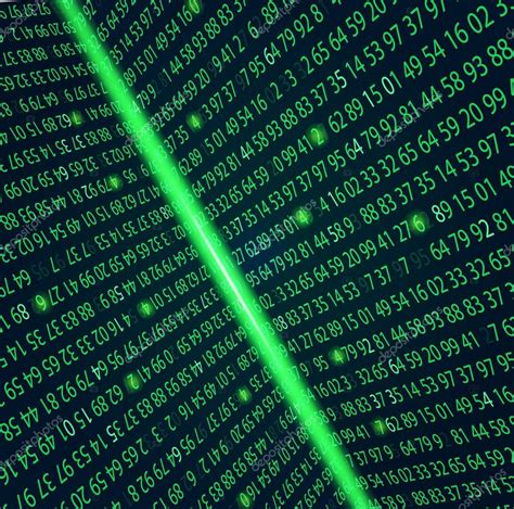 Template Coding And Programming Theme Green Cyan Numbers Rows Vector Tiled Eps Abstract