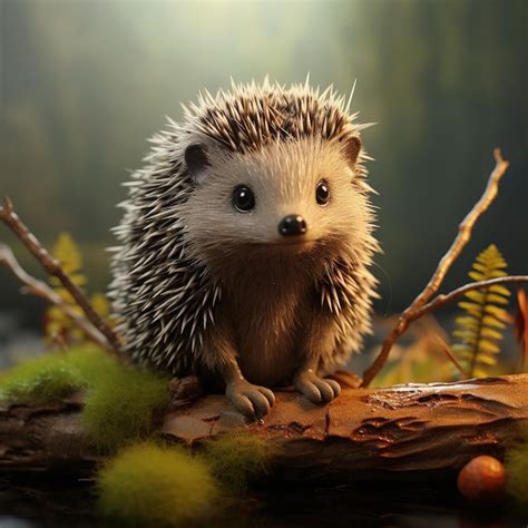 Premium Ai Image Hedge Hog