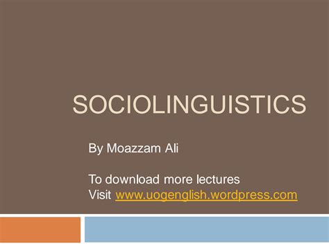 Solution Language And Dialect Ppt Difference Between Language And