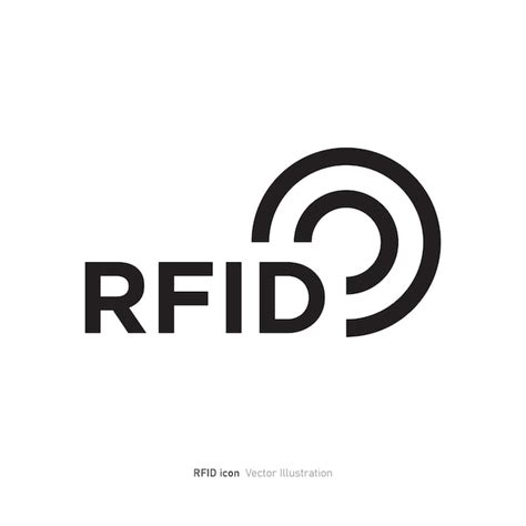 Premium Vector RFID Signal Icon Design Isolated On White Background Vector Illustration
