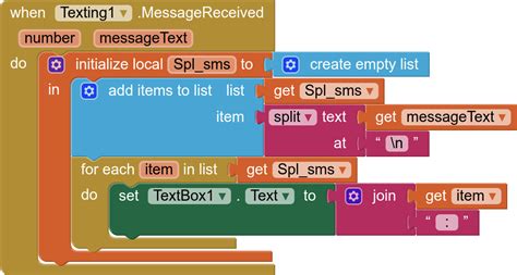 Stuck With Splitting SMS MIT App Inventor Help MIT App Inventor Community