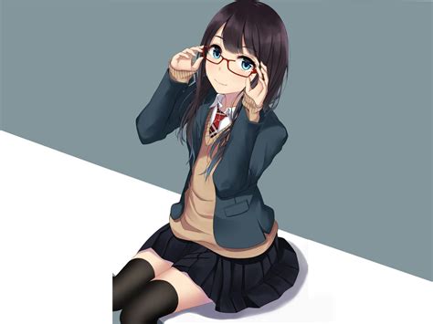 Cập nhật với hơn 96 ảnh anime nữ cute đeo kính hot nhất Go Ahead
