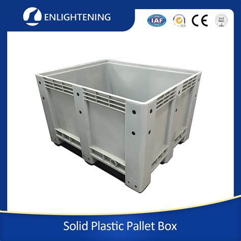 Large Fruit Pallet Box Pallet Crates Solid Plastic Pallet Box Plastic Pallet Container Pallet