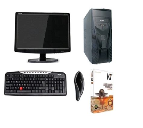 DESKTOP PC FULL SYSTEM WITH 15 6 INCH LED AND NEW CORE 2DUO 2GB 160 GB