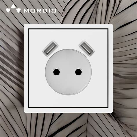 Ce Rohs Eu Standard Wall Socket Interruptores Push Button Switch Wall Switch 2 Pin Socket With