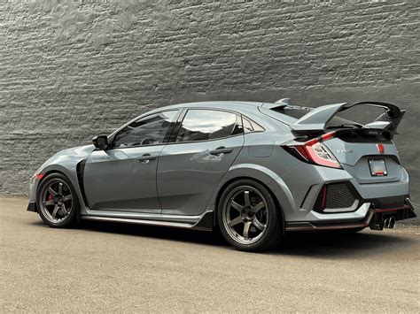Sonic Gray Fk8 Civic Type R X Rays Volk Te37 Formula Silver 2016