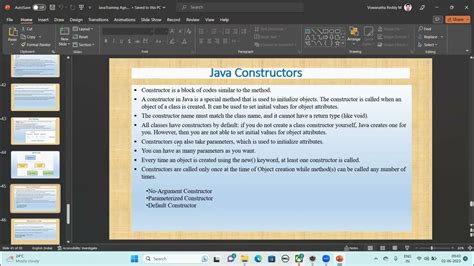 Java Constructors Youtube