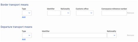 How Do I Enter Transport Information On A Transit Declaration Aeb