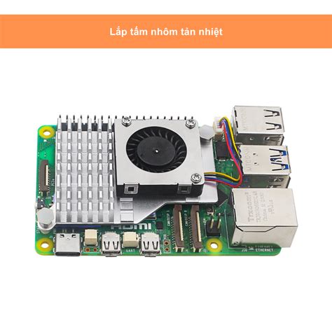 Vỏ Raspberry Pi 5 Abs Và Tản Nhiệt Pi 5 Linh Kiện Điện Tử 3m