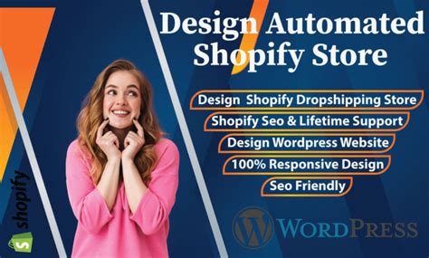Build Or Design Automated Shopify Dropshipping Store And Redesign