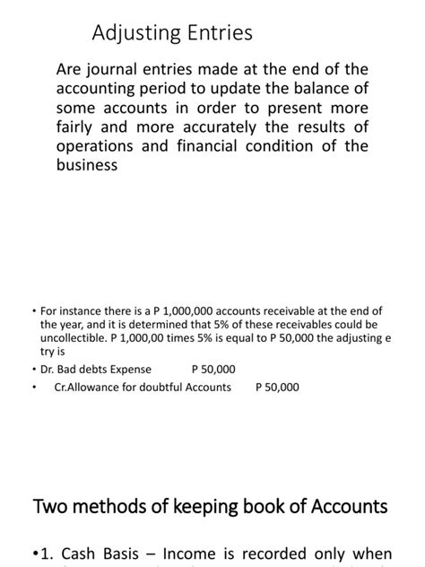 Journal Entries Pdf Deferral Expense