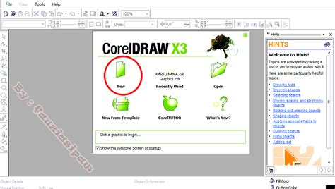 Langkah Membuka CorelDRAW X3 Info Komputer Terlengkap