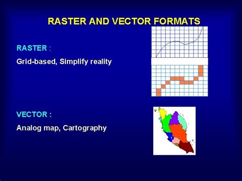 Data Management Spatial Component Raster And Vector Formats