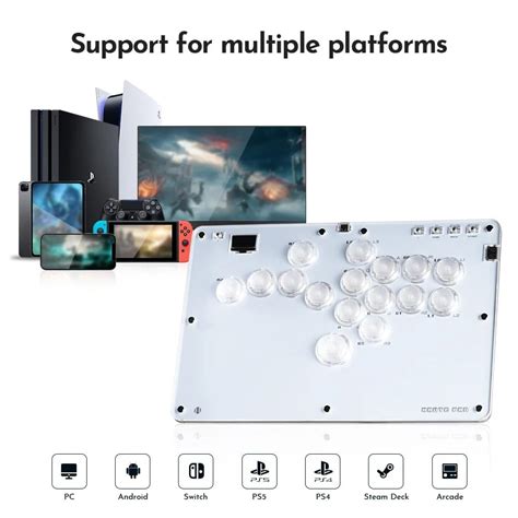 Hitbox Haute42 Joystick Arcade Hitbox Controller Button Rim Leverless Arcade Stick Controller