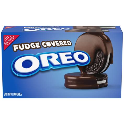 Oreo Fudge Covered Chocolate Sandwich Cookies Extra Chocolatey Sweet