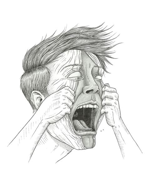 Screaming Face Drawing At GetDrawings Free Download