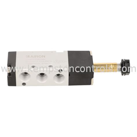 AIRON PNEUMATIC EFM52M8 AIRON PNEUMATIC SOLENOID VALVE, 5/2 WAY ...