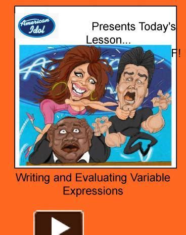 PPT Writing And Evaluating Variable Expressions PowerPoint Presentation Free To View Id