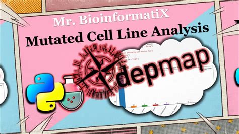 mutated cellline analysis from depmap portal python for bioinformatics