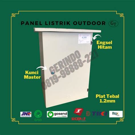 Jual Box Panel Outdoor Uk 800x500x500mm Plat Sphc 1mm Ral 7032 Gt Jakarta Barat Panel