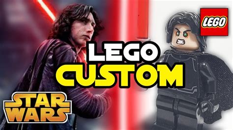 Lego Star Wars Kylo Ren Ben Solo Minifigure Episode 7 8 9 Lego Star