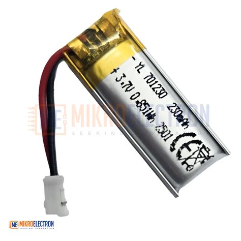 37v 230mah Lipo 701230 Battery