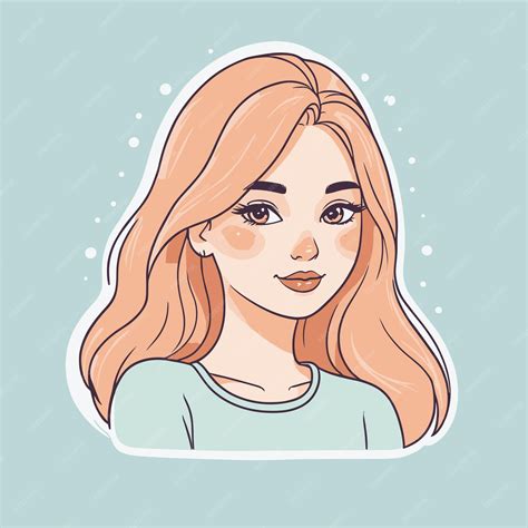 Premium Vector Cartoon Girl Character Illustration
