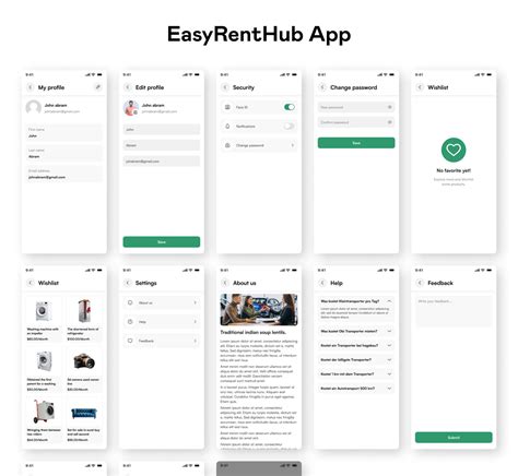 Easyrenthub Ui Template Online Product Rental App In Flutter Rent Out And Rent In App Template