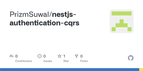 GitHub PrizmSuwal Nestjs Authentication Cqrs