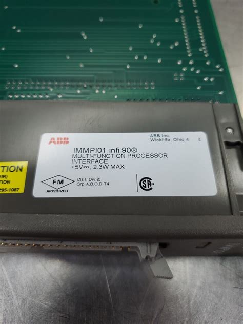 abb immpi01 infi 90 multi function processor interface 3c 20
