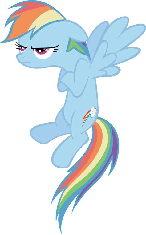 A Grumpy Rainbow Dash By Lilcinnamon On Deviantart