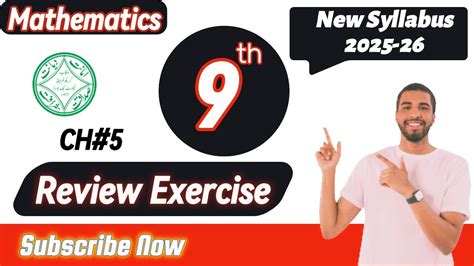 Class 9 Math Review Exercise5 Solution Chapter 5 Linear Equations And Inequalities