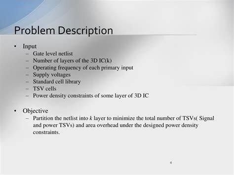 PPT A D IC Designs Partitioning Algorithm With Power Consideration PowerPoint Presentation