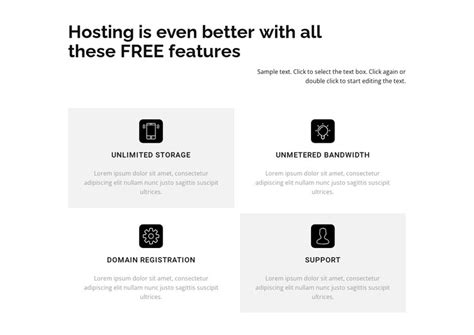 Free Features CSS Template